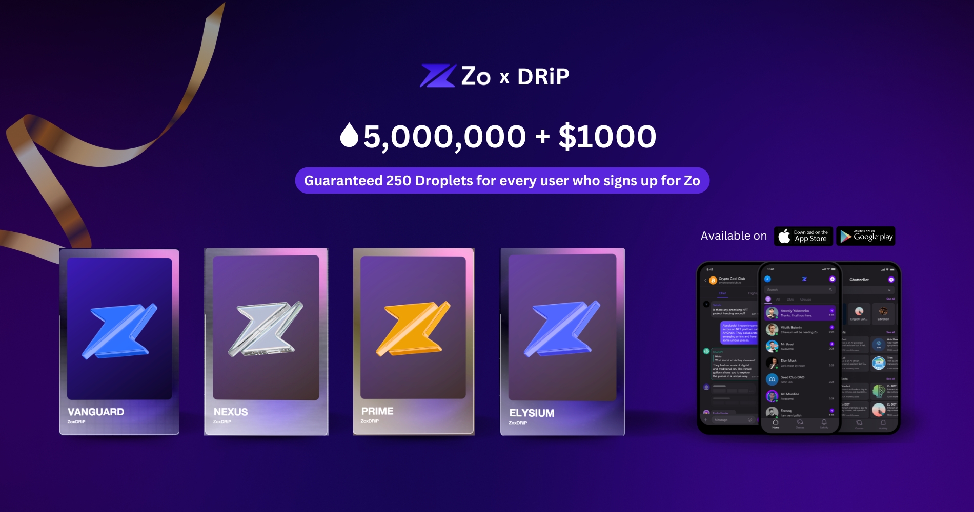 Zo and Drip Haus Announce a Unique Partnership with Launch of Limited ...