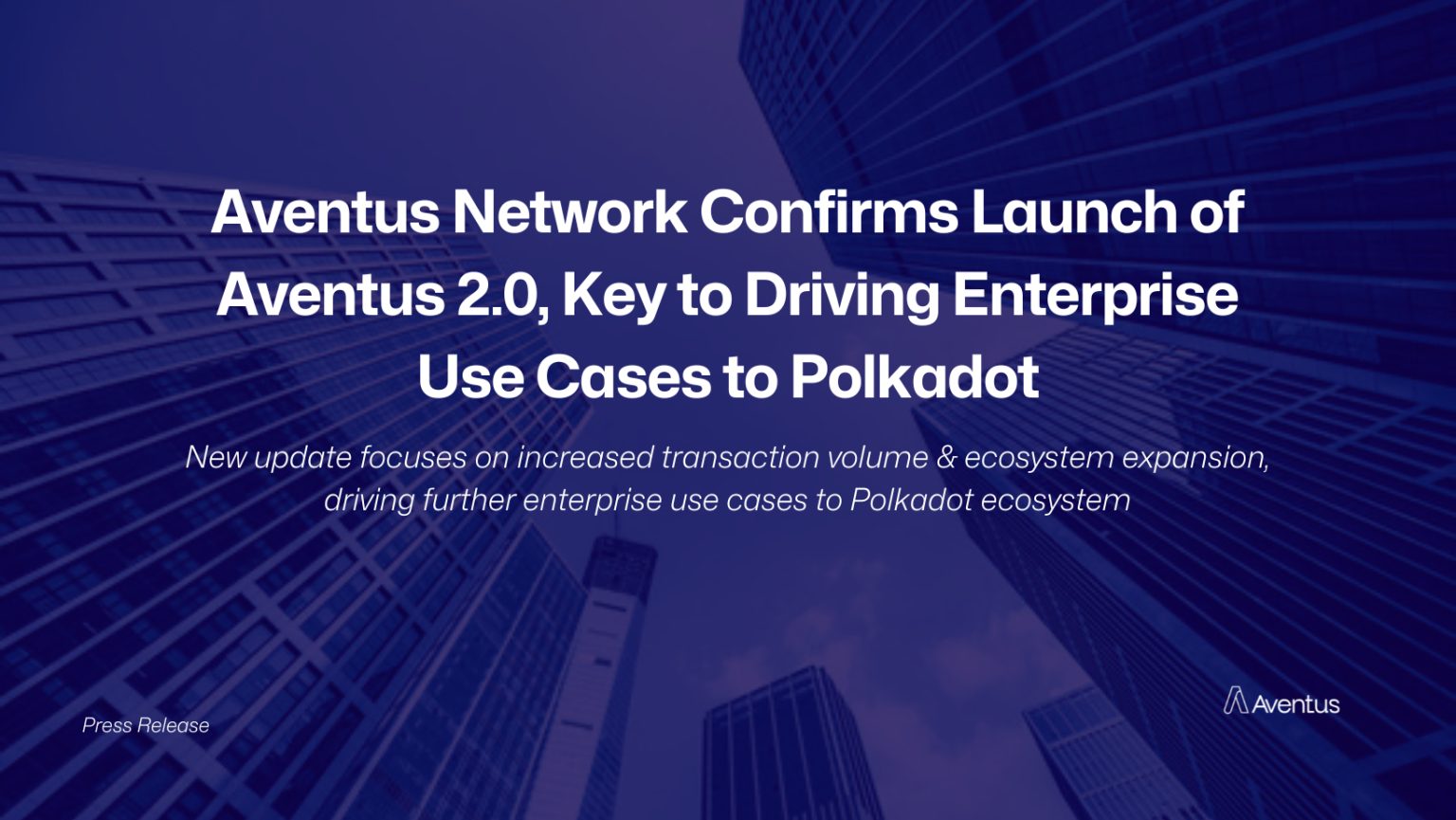 Aventus Network Bevestigt Lancering van Aventus 2.0, Sleutel tot het ...