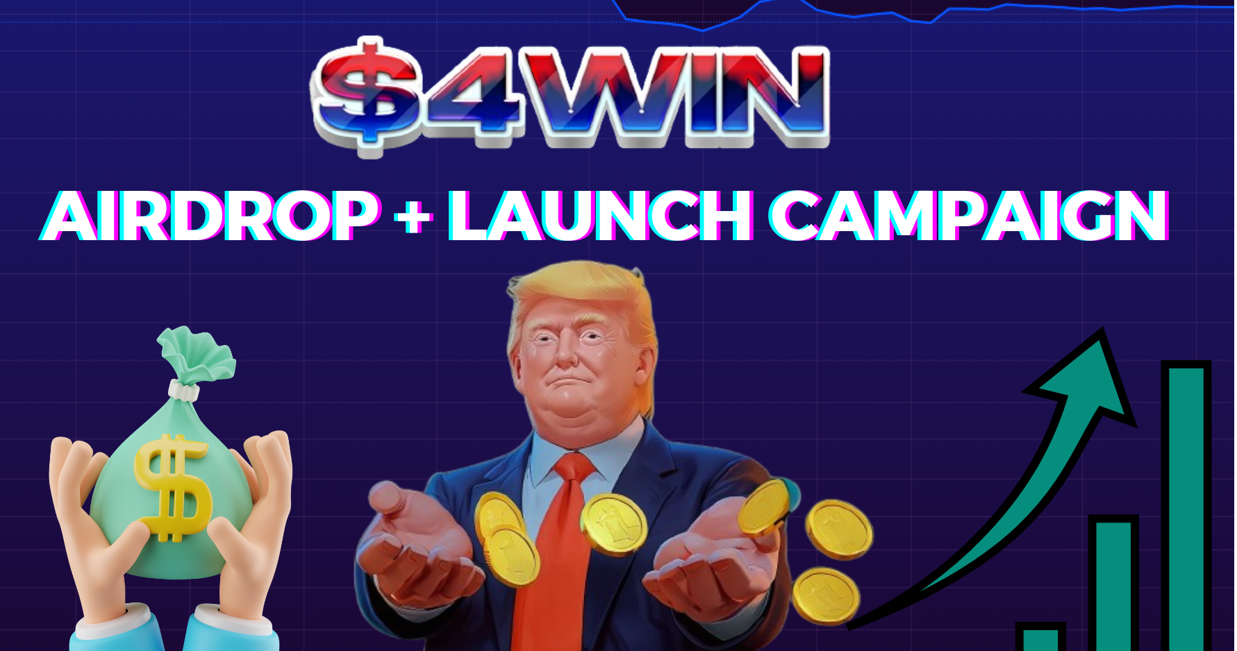 Trump's Close Call Inspires Bold New Memecoin: $4WIN Set to Disrupt the Crypto Space With Launch ...